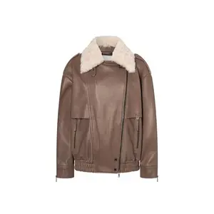 Bogner Leah Biker Jacket - Brown