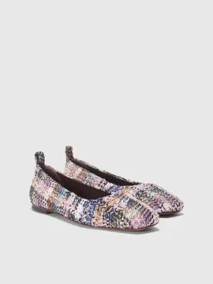 Missoni Knitted Ballet Flats