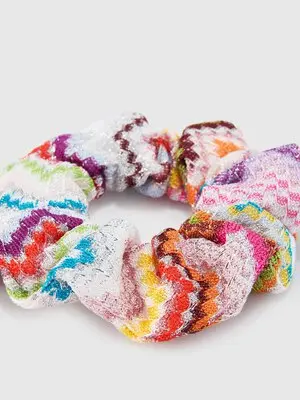 Missoni Viscose Lamé Scrunchie