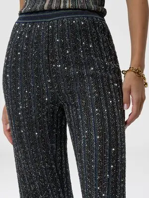 Missoni Striped Flared Trousers With Sequins