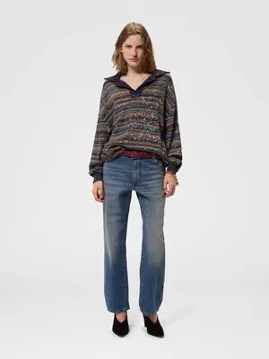 Missoni Oversized Polo Shirt With Sequins