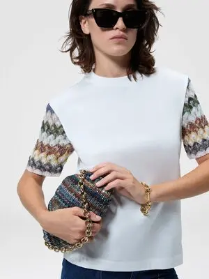 Missoni Pouch With Sequins And Shoulder Strap