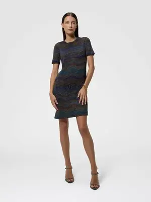 Missoni Mini Dress With Wide Wave Motif