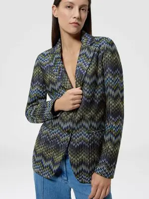 Missoni Viscose Blazer With Snake Motif