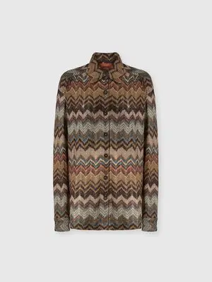 Missoni Regular-fit Shirt With Zig Zag Motif - Multicoloured