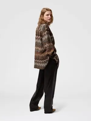 Missoni Regular-fit Shirt With Zig Zag Motif
