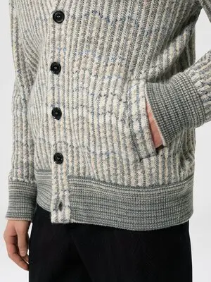 Missoni Cashmere And Viscose Cardigan With Side Pockets