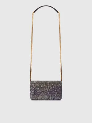 Missoni Wallet On Chain In Lamé Viscose