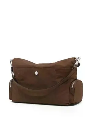 Bimba Y Lola Large Dark-khaki Flap Pocket Bag
