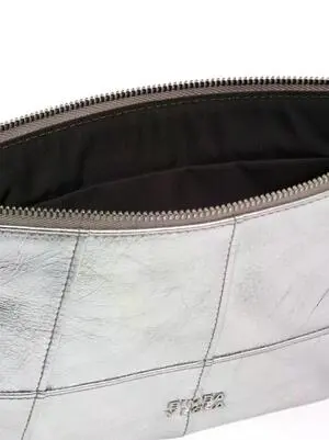 Bimba Y Lola Medium Leather Zipped Make-up Clutch