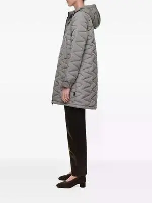 Bimba Y Lola Gray Mid-length Padded Puffer