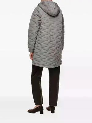 Bimba Y Lola Gray Mid-length Padded Puffer