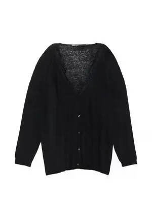 Bimba Y Lola Long Lace Cardigan - Black