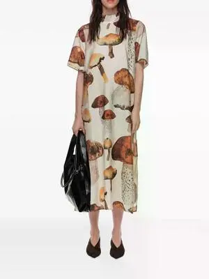 Bimba Y Lola Washed Black Slip Dress With Rounded Seams