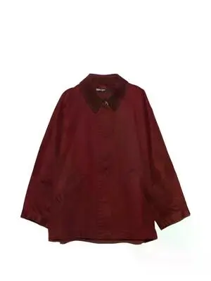 Bimba Y Lola Short Burgundy Coated Trench - Red