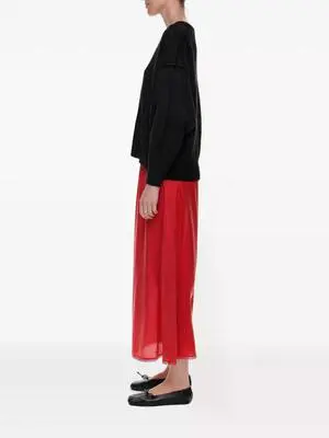 Bimba Y Lola Washed Silk Skirt