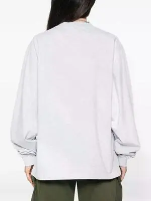 Alexander Wang Logo-print Long-sleeve T-shirt