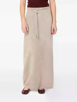 Max Mara Mxmoggi Knitted Maxi Skirt