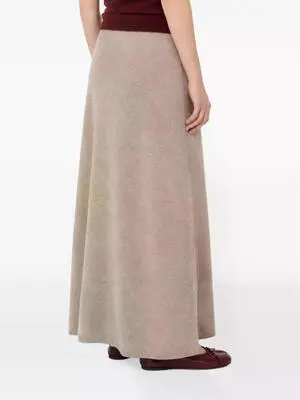 Max Mara Mxmoggi Knitted Maxi Skirt