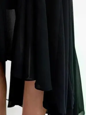 MORGAN Buckle Asymmetric Midi Dress