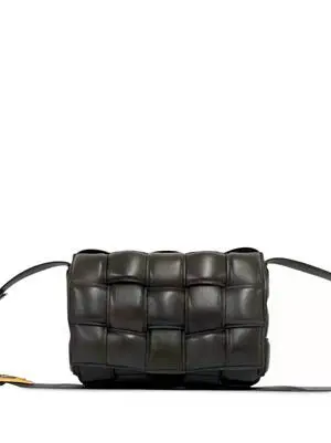 Bottega Veneta 2012-2026 Nappa Intrecciato Padded Cassette Crossbody Bag - Black