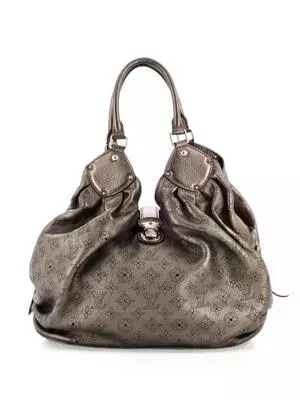 LOUIS VUITTON Xl Mahina Leather Hobo Bag - Metallic