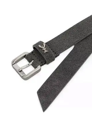 Patrizia Pepe Fly-plaque Suede Belt