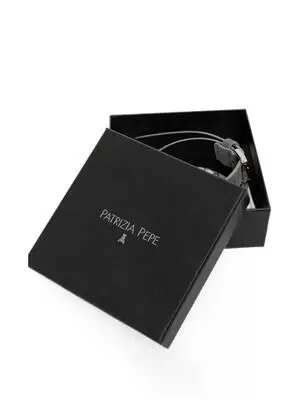 Patrizia Pepe Fly-plaque Suede Belt