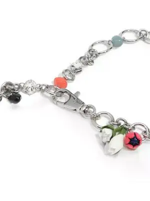 Bimba Y Lola Necklace Chain Stones And Tulips