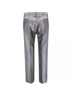 SAPIO Metallic Five-pocket Trousers - Silver