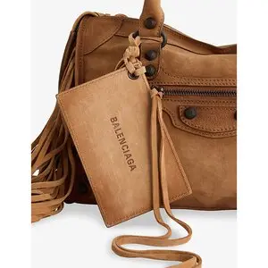 Balenciaga Le City Leather Top-handle Bag - Camel