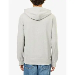 Play Comme Des Garcon Heart-appliquéd Cotton Hoody
