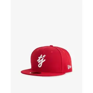 TWOJEYS X New Era 59fifty Brand-embroide Canvas Cap - Red
