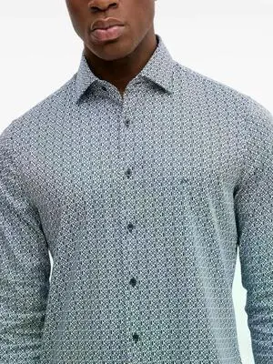 Michael Kors Monogram-print Long-sleeve Shirt