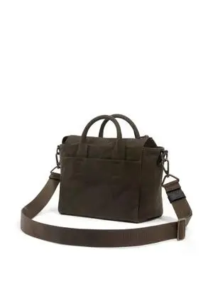 Bimba Y Lola Medium Superwax Khaki Cotton Bowling Bag