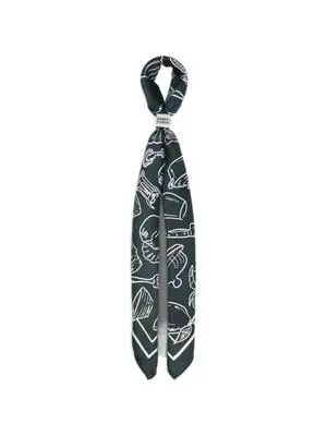 Bimba Y Lola Two-tone Christmas-food Scarf Charm - Green