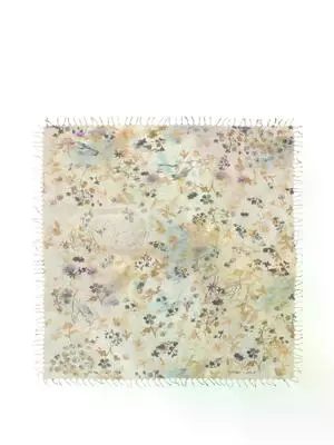 Bimba Y Lola Pond Watercolor Shawl - Neutrals