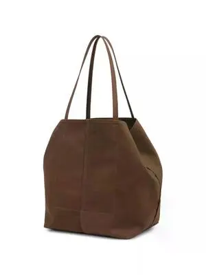 Bimba Y Lola Dark Khaki Cotton Maxi Shopper Bag