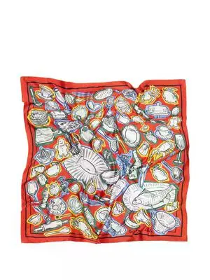Bimba Y Lola Orange Food Scarf - Red