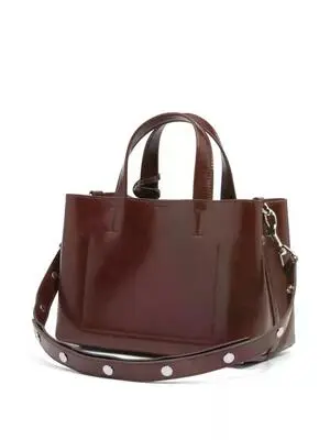 Bimba Y Lola Medium Chihuahua Tote Bag Dark Tan-leather - Brown