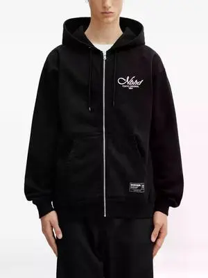 NEIGHBORHOOD Logo-print Zip-up Hoodie