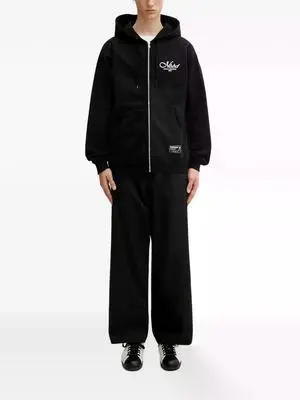NEIGHBORHOOD Logo-print Zip-up Hoodie