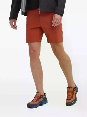 PEAK PERFORMANCE Logo-print Zip-pocket Shorts - Orange
