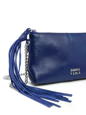 Bimba Y Lola Electric- Fringed Leather Mini Bag