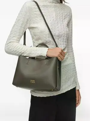 Bimba Y Lola Medium Elephant Leather Chihuahua Tote Bag