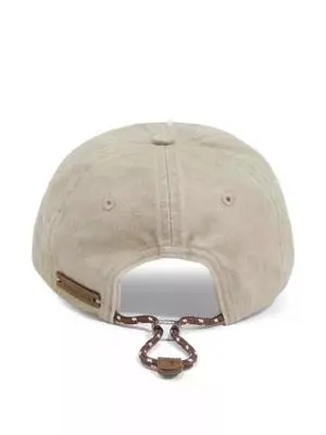 Bimba Y Lola Faded Taupe Cotton Cap - Neutrals