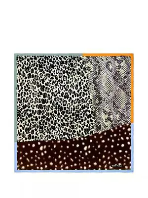 Bimba Y Lola Mint Patchwork Scarf - Neutrals