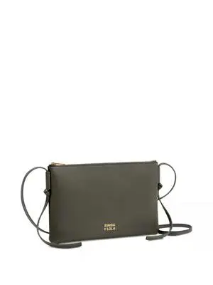 Bimba Y Lola Small Elephant Leather Clutch Bag - Grey