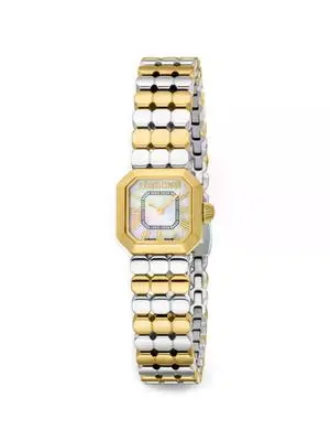 Roberto Cavalli Octagonal Case 18mm Watch - Silver