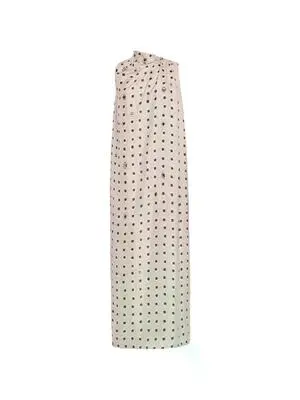 Altuzarra Jackie Draped Midi Dress - Neutrals
